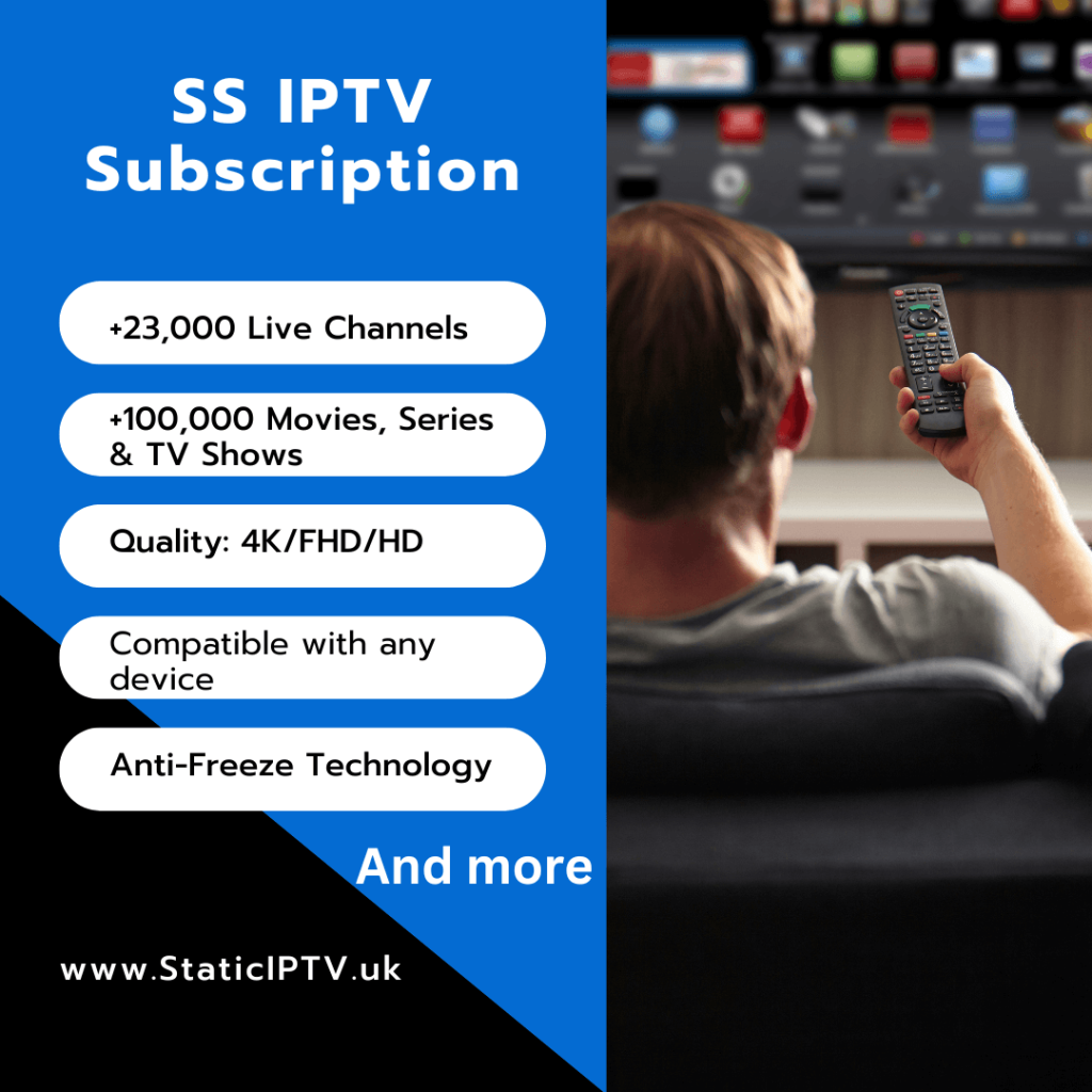 Static IPTV UK – 4K & HD IPTV with No Buffering | StaticTV.org - StaticIPTV