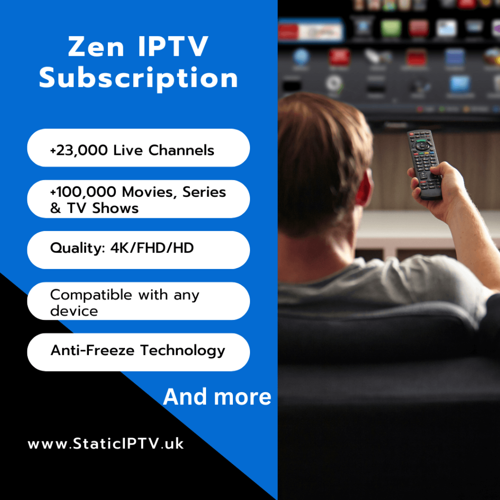 Static IPTV UK – 4K & HD IPTV with No Buffering | StaticTV.org - StaticIPTV
